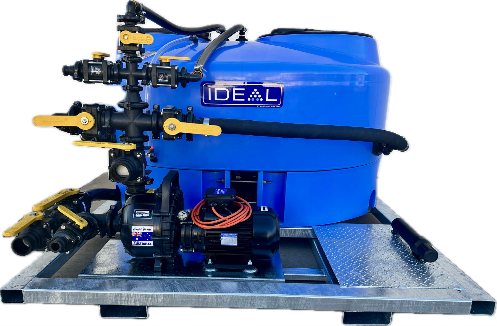 Ideal 800L 2" Electric Chemical Batch Mixer Vat – Sprayer Warehouse Co
