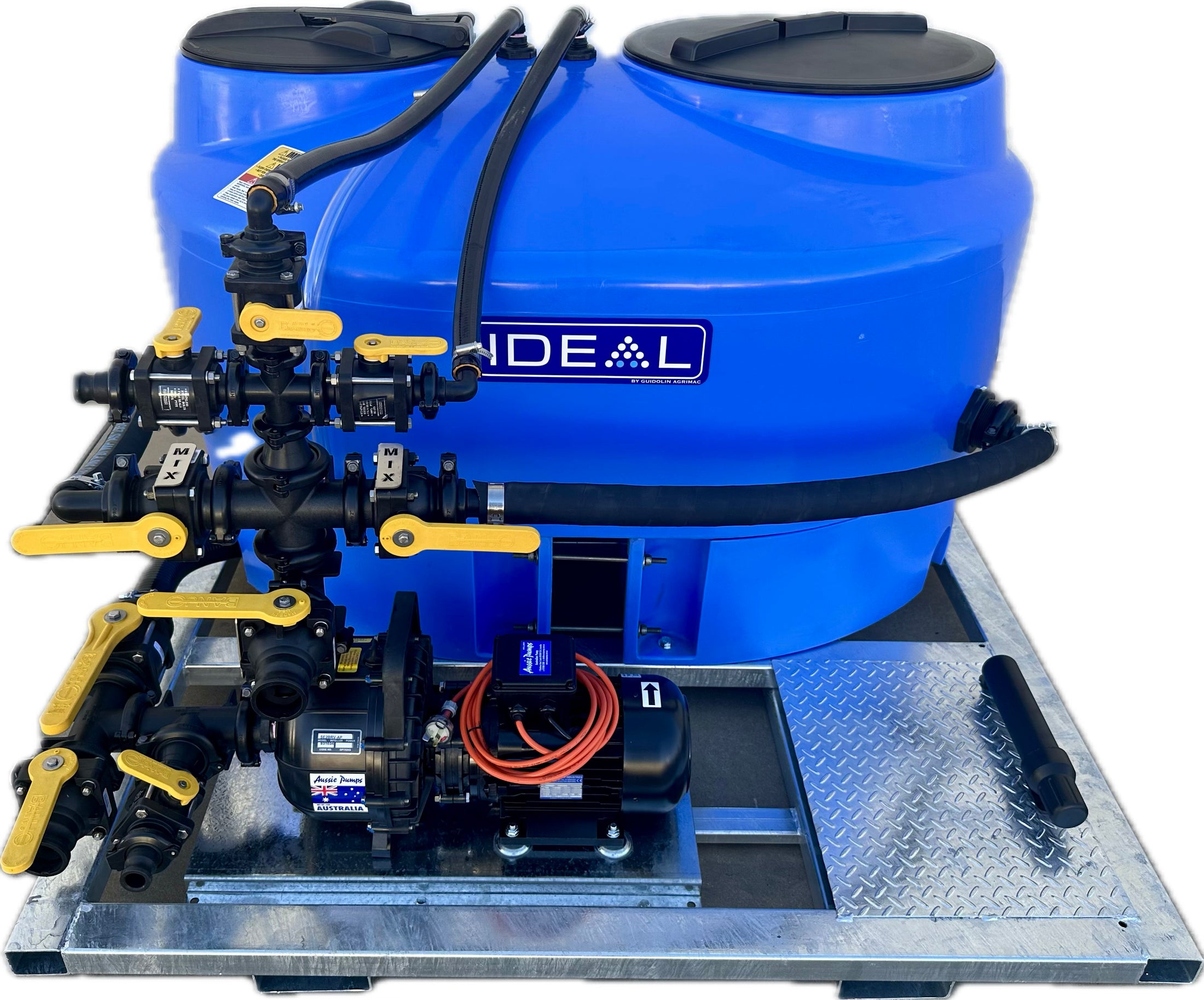 Ideal 800L 2" Electric Chemical Batch Mixer Vat – Sprayer Warehouse Co