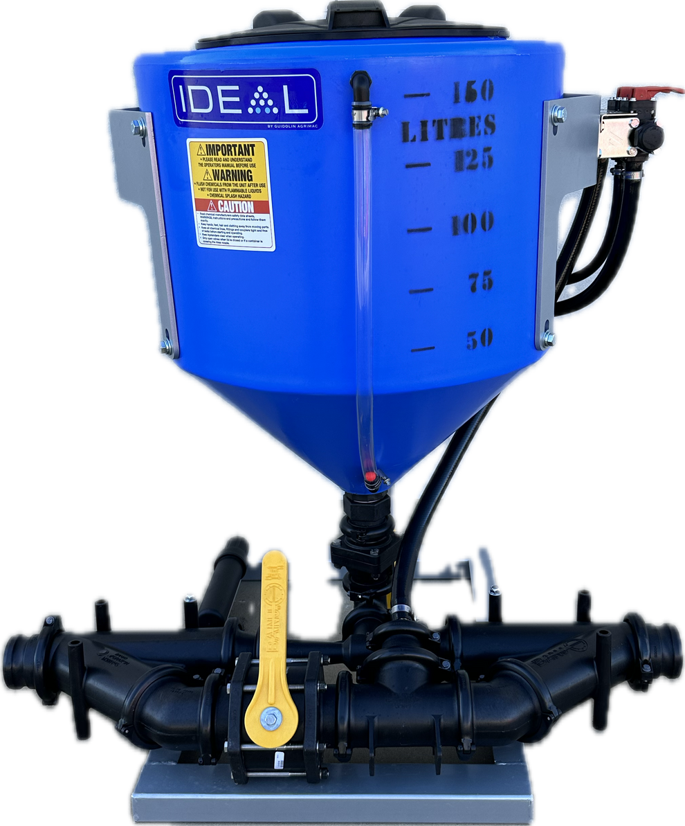 Ideal 150L 3" Chemical Hopper Banjo Granny Pot Vat – Sprayer Warehouse Co