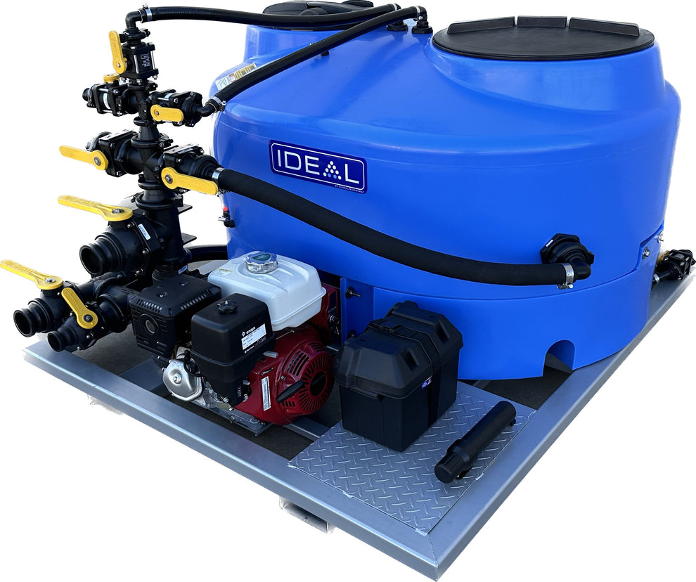 Ideal 800L Chemical Batch Mixer Vat Banjo E/START – Sprayer Warehouse Co