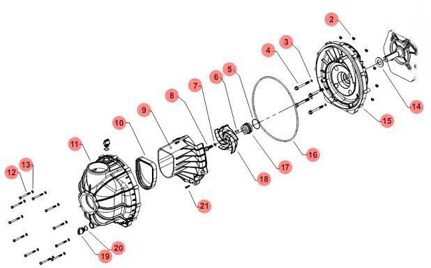 Hypro 3" Pump head kit wet end only 3430-0692 – Sprayer Warehouse Co